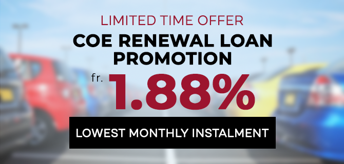 Car COE Renewal Loan | COE Renewal PQP Loan