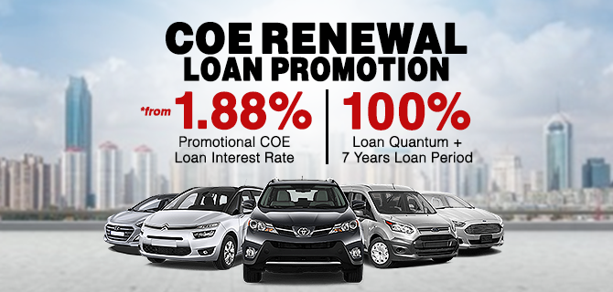 Car COE Renewal Loan | COE Renewal PQP Loan